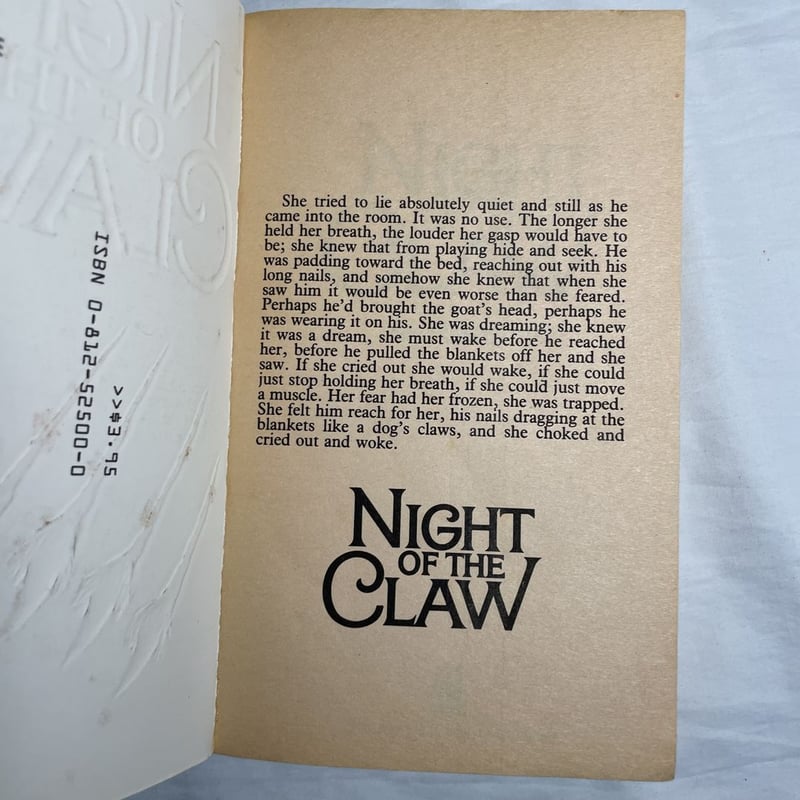 Night of the Claw by Jay Ramsey, Paperback | Pangobooks