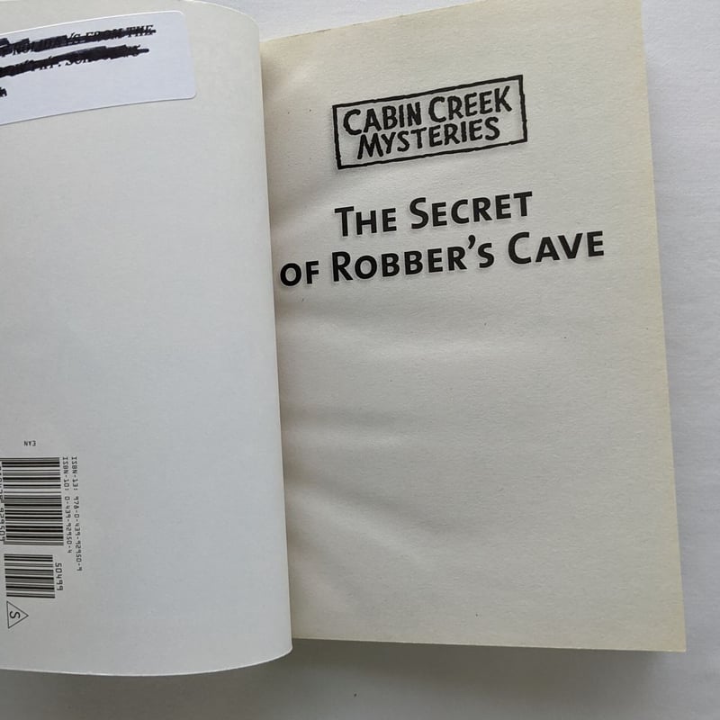 The Secret of Robber's Cave by Kristiana Gregory
