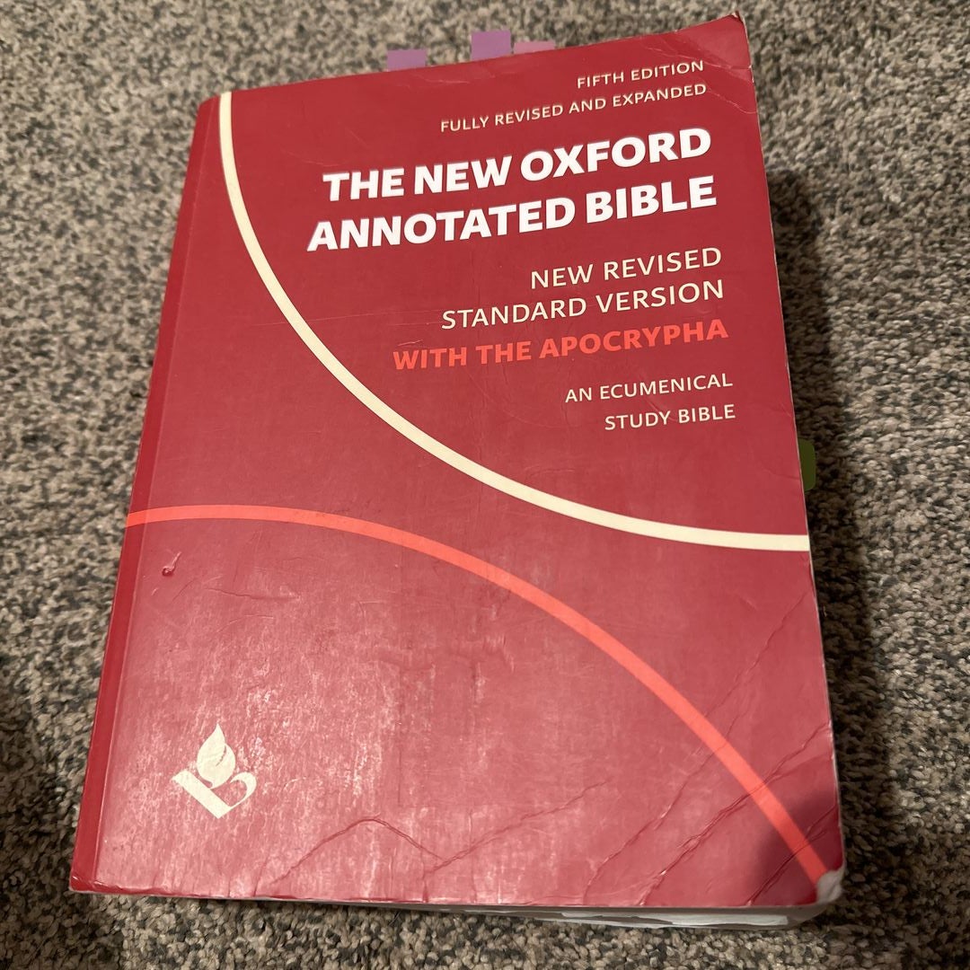The new Oxford annotated bible by Michael d. Coogan editor , Paperback ...