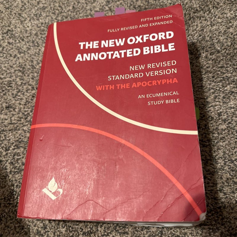 The new Oxford annotated bible by Michael d. Coogan editor , Paperback ...