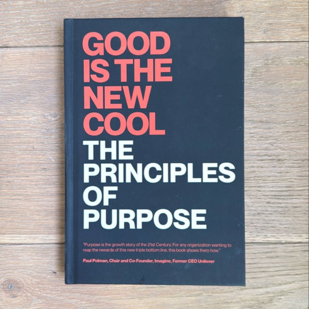 GOOD IS the NEW COOL: the Principles of Purpose by Afdhel Aziz, Bobby Jones