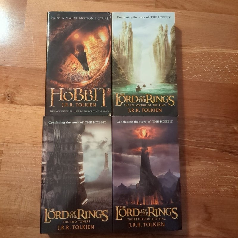 J. R. R. Tolkien 4-Book Boxed Set: the Hobbit and the Lord of the Rings ...