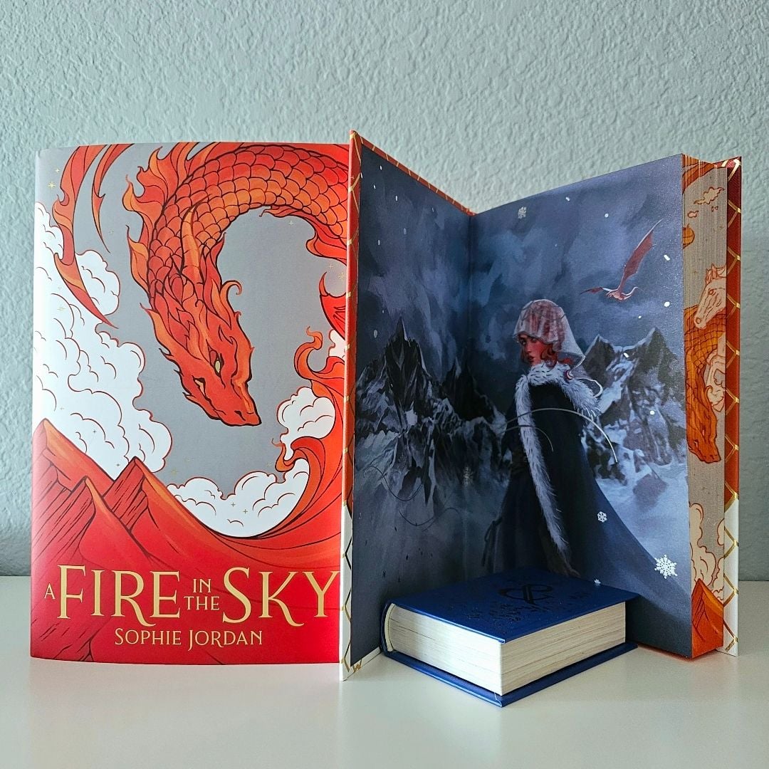 A Fire In The Sky SIGNED by Sophie Jordan NEW Fairyloot Exclusive ...