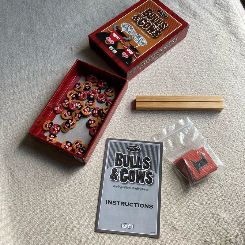 Bulls & Cows - the Original Code-Breaking Game by University Games ...