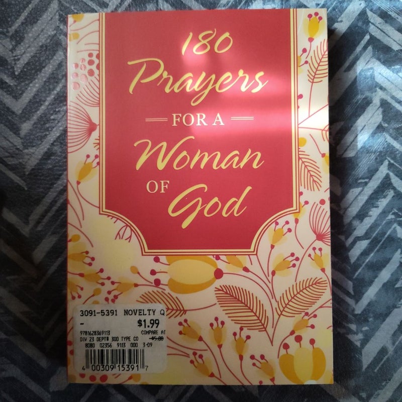 180 Prayers for a Woman of God by Barbour Publishing Staff