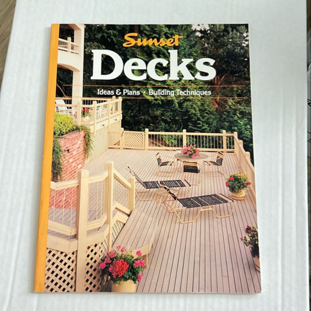 Sunset Decks ideas and plans by Sunset, Paperback | Pangobooks