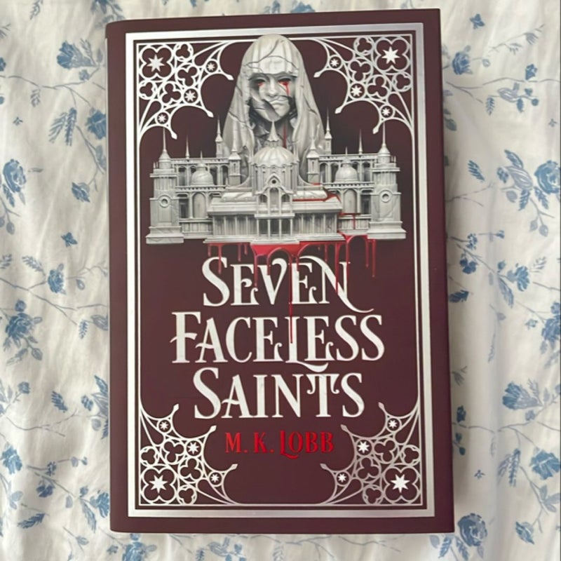 Seven Faceless Saints *Fairyloot Edition* by M.K. Lobb, Hardcover ...