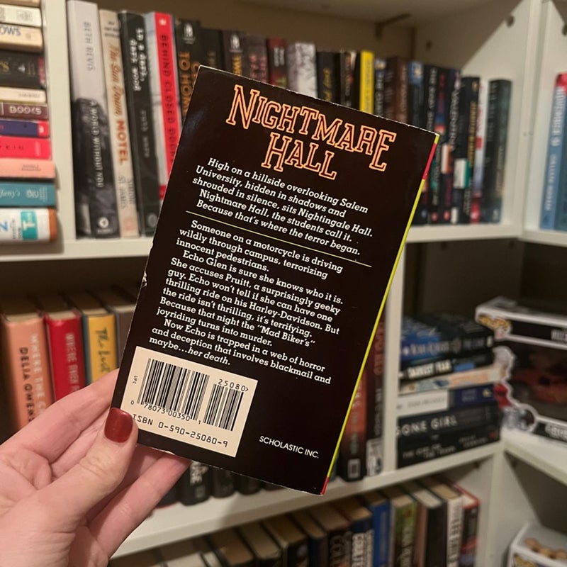 Nightmare Hall The Biker by Diane Hoh, Paperback | Pangobooks