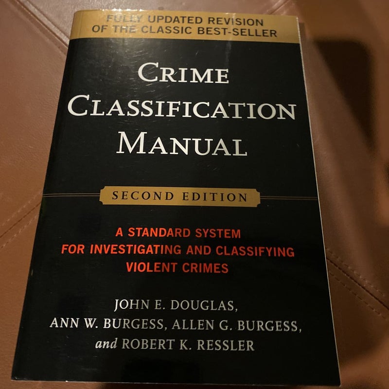 Crime Classification Manual by John Douglas, Paperback | Pangobooks