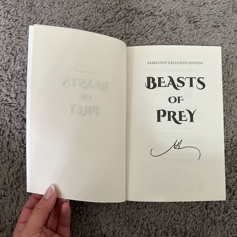 Beasts of Prey *signed* by Ayana Gray, Paperback | Pangobooks