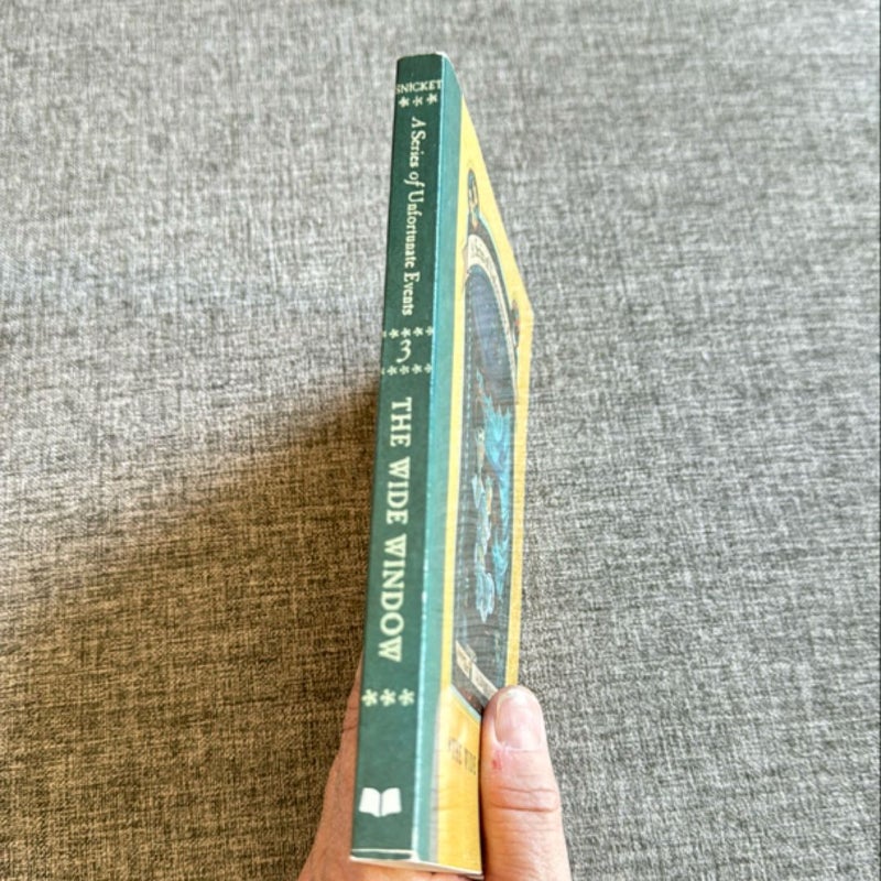 A Series of Unfortunate Events #3: the Wide Window by Lemony Snicket