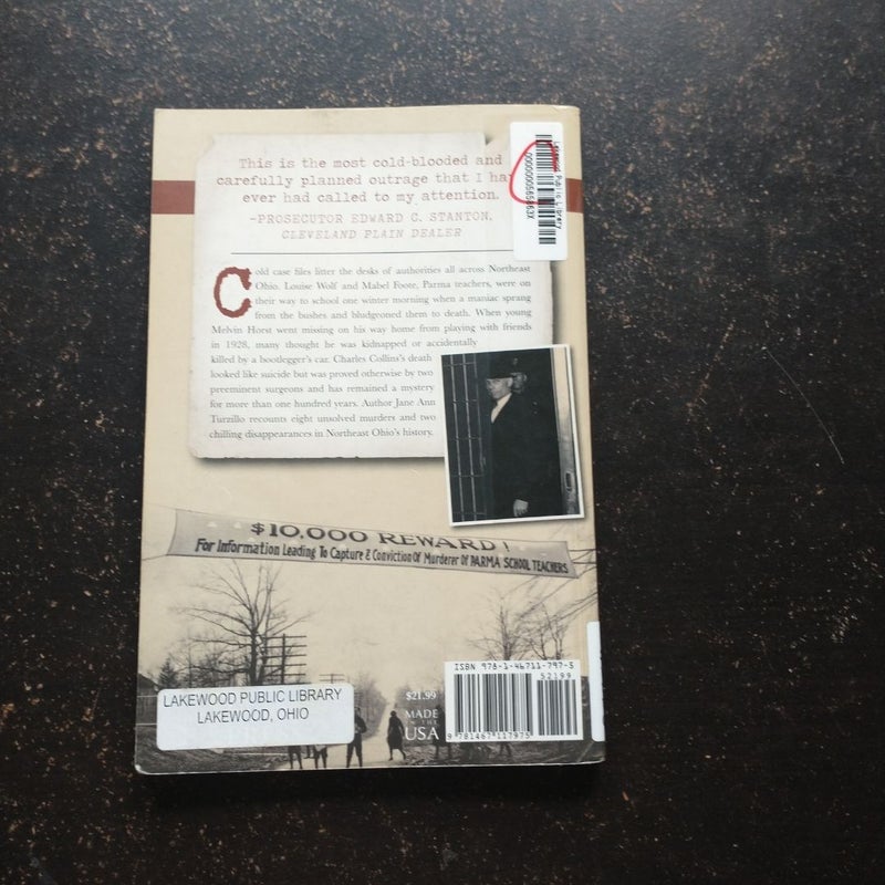 Unsolved Murders and Disappearances in Northeast Ohio by Jane Ann ...