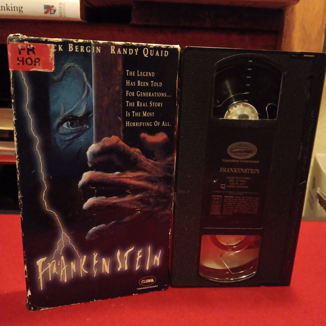 Frankenstein vintage Horror VHS 1993 by Turner Pictures, Hardcover ...
