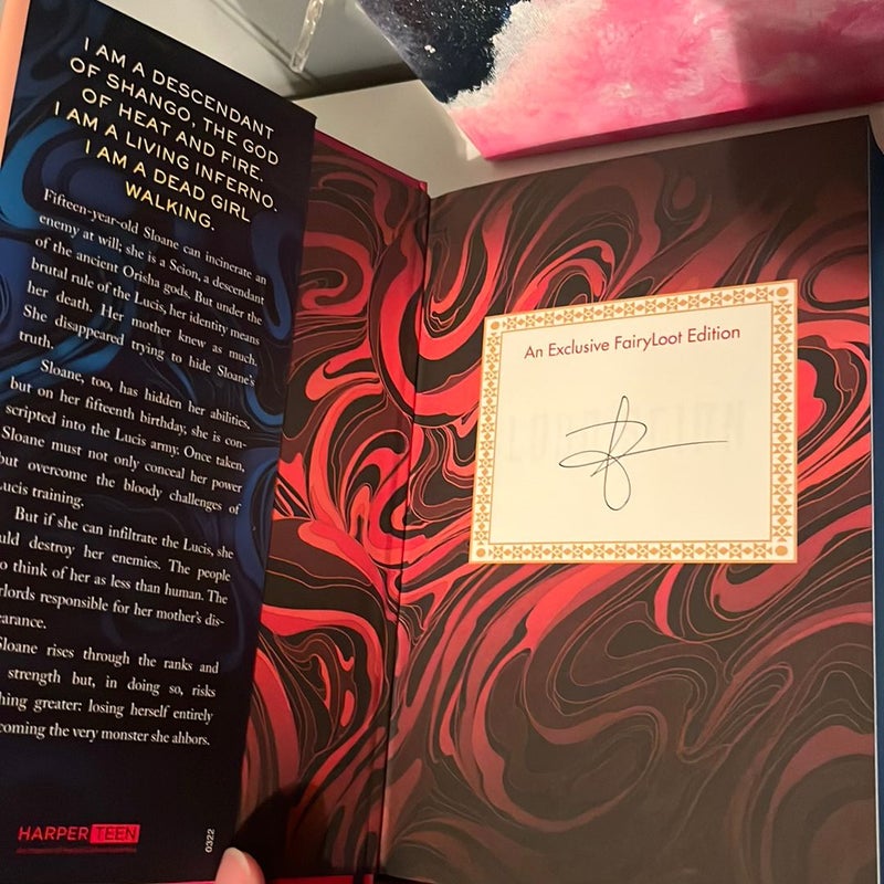 Blood Scion (Fairyloot Edition) by Deborah Falaye, Hardcover | Pangobooks