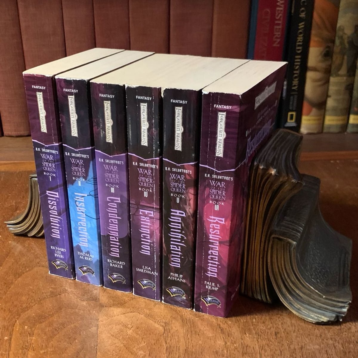 War of the Spider Queen Complete set 1-6: Dissolution, Insurrection ...