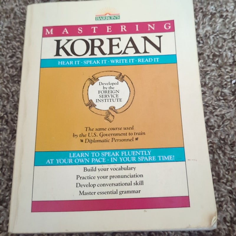 Mastering Korean by B. Nam Park Mastering Korean by B. Nam Park