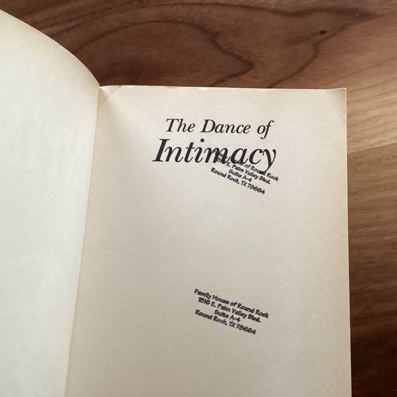 The Dance of Intimacy by Harriet Lerner