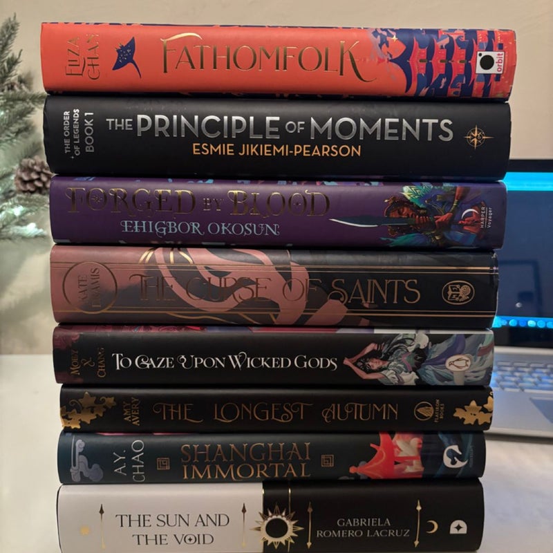 Fairyloot, OwlCrate, Illumicrate Special Edition Sprayed Edge Book Set by Kae Dramis, Eliza Chan ...