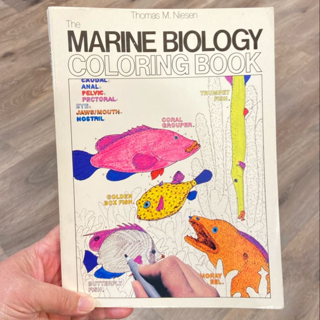 Marine Biology Coloring Book by Thomas M. Niesen