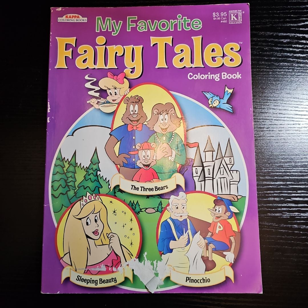 My Favorite Fairy Tales Coloring Book by Kappa, Paperback | Pangobooks