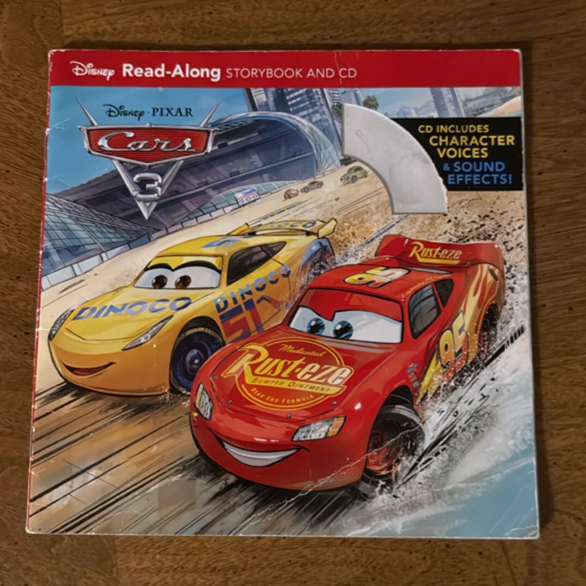 Cars 3 Read-Along Storybook and CD by Disney Books