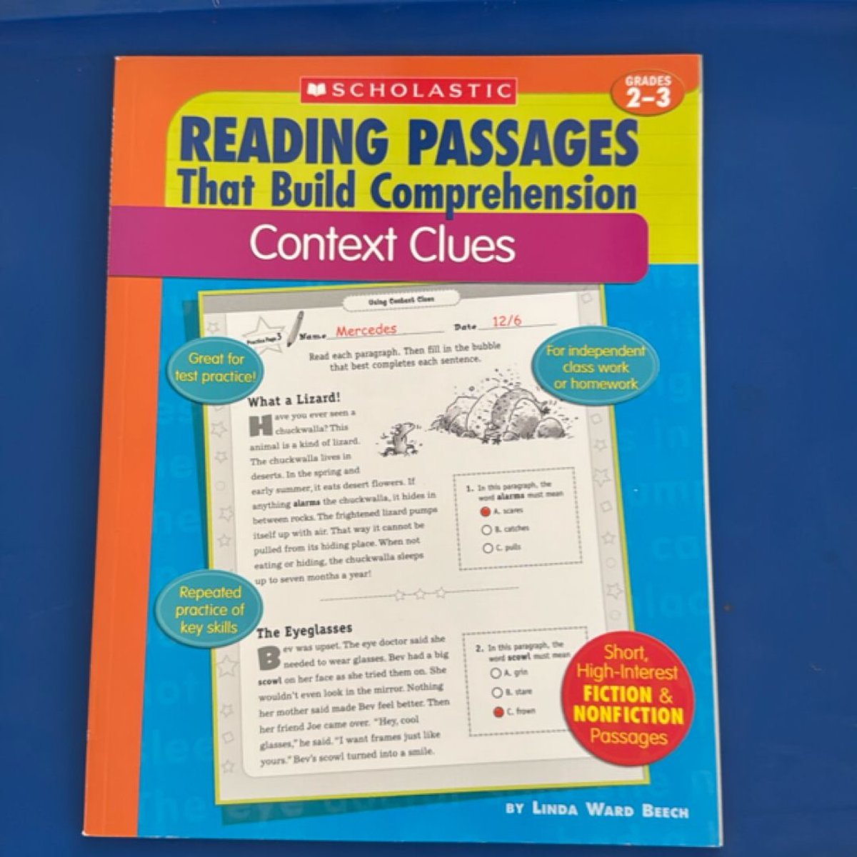 Reading Passages That Build Comprehension: Context Clues Grades 2-3 by ...
