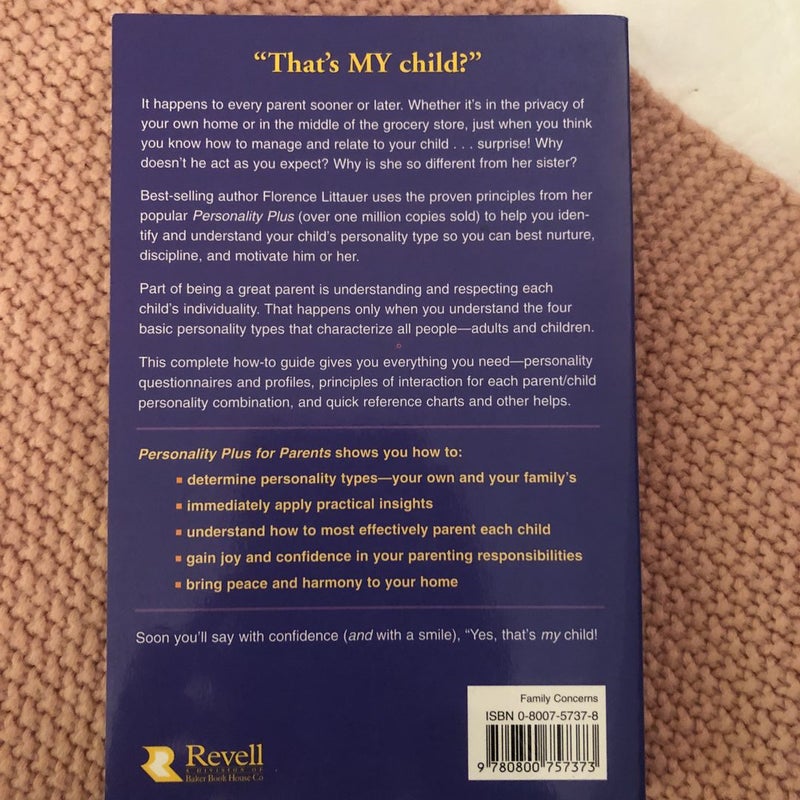 Personality Plus for Parents by Florence Littauer, Paperback | Pangobooks