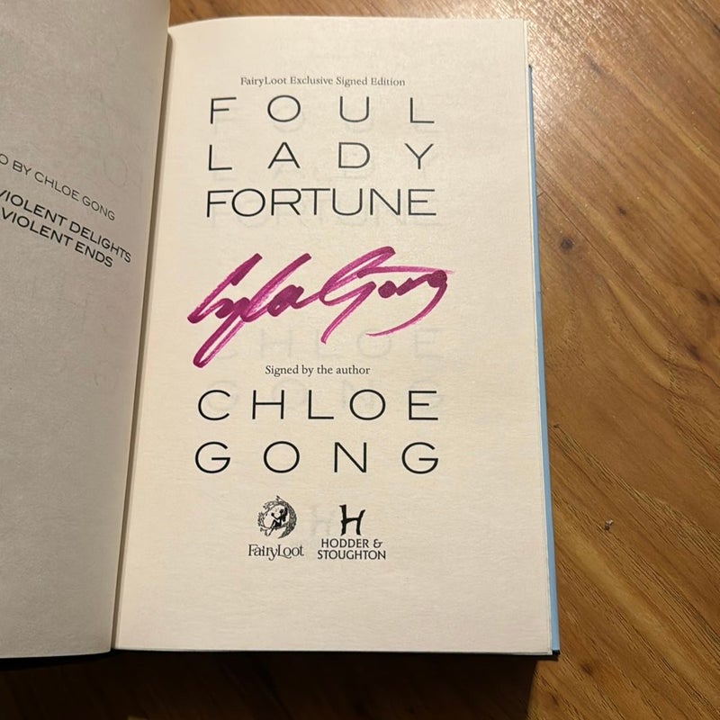 Foul Lady Fortune by Chloe Gong, Hardcover | Pangobooks