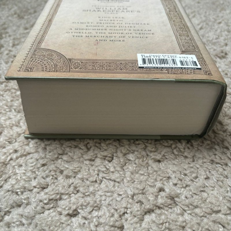 William Shakespeare Complete Plays by William Shakespeare, Hardcover ...