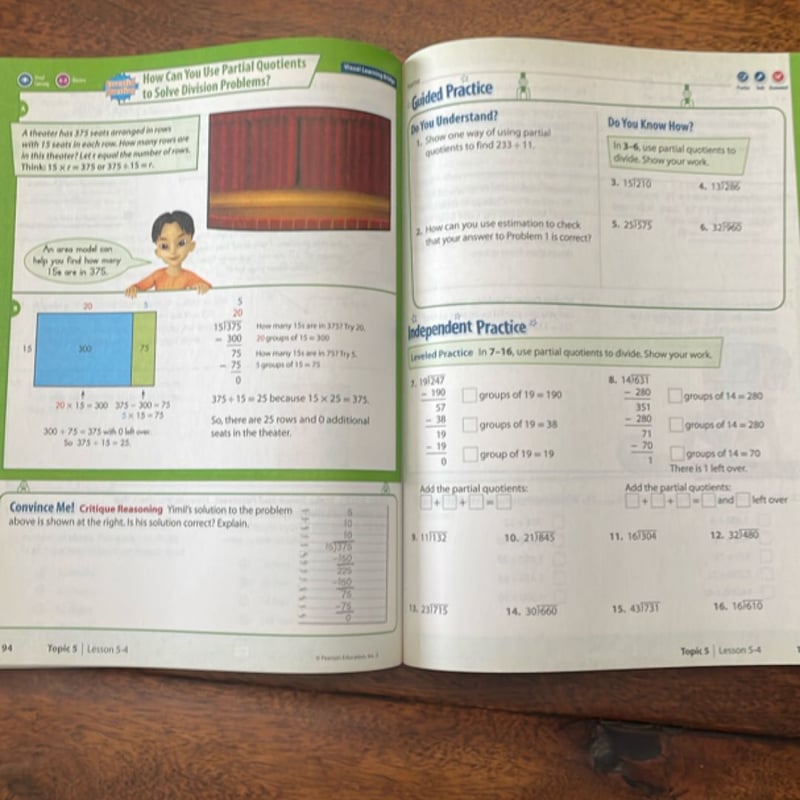 Envision Mathematics 2020 Common Core Student Edition Grade 5 Volume 1 ...