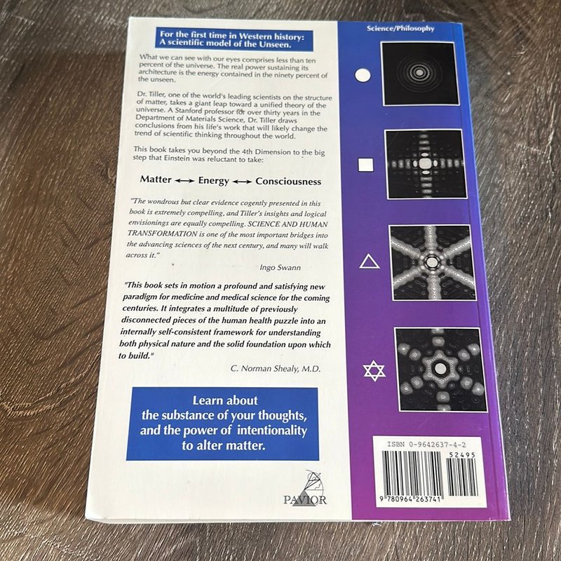 Science and Human Transformation by William A. Tiller, Paperback ...