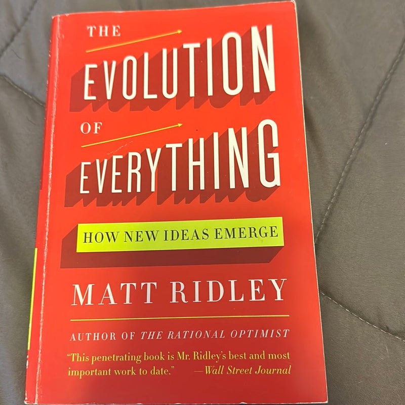 The Evolution of Everything by Matt Ridley, Paperback | Pangobooks