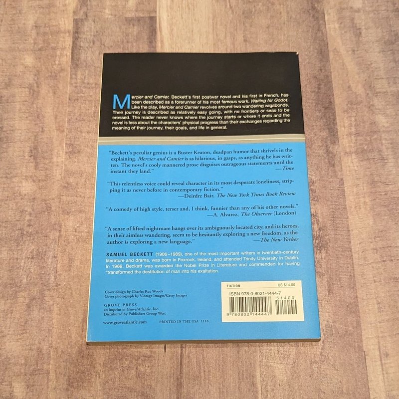 Mercier and Camier by Samuel Beckett