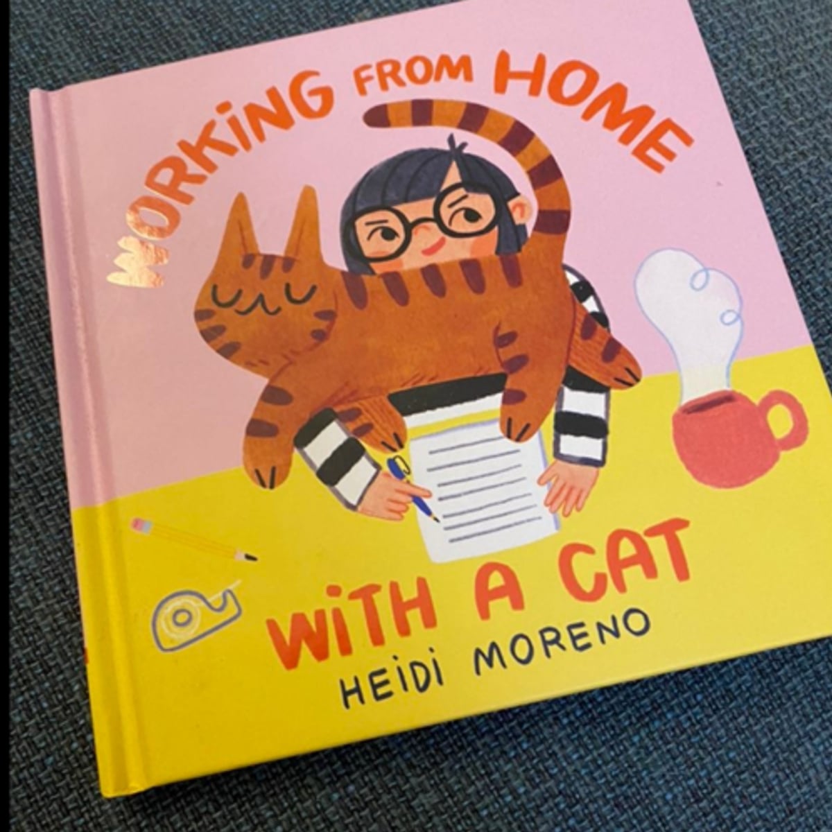 Working from Home with a Cat by Heidi Moreno
