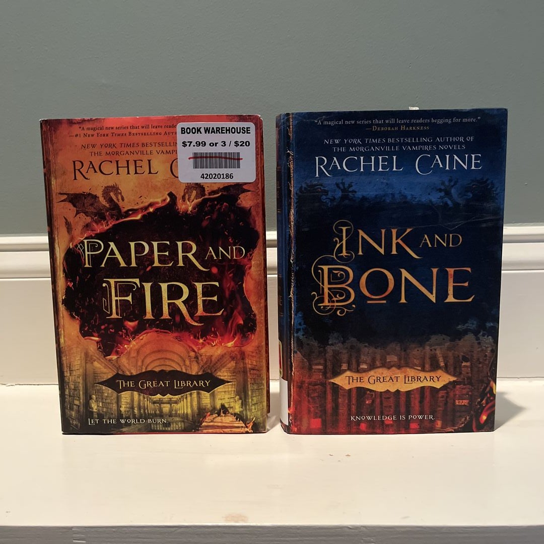 The Great Library books 1 & 2 by Rachel Caine, Hardcover | Pangobooks