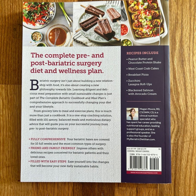 The Complete Bariatric Cookbook and Meal Plan by Megan Moore, Paperback ...