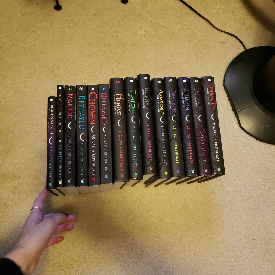 House of night complete series by P.c cast, kristin cast , Hardcover ...