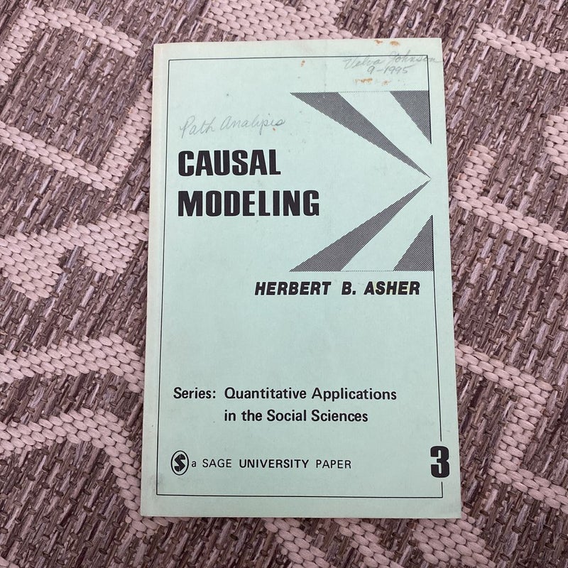 Causal Modeling by Herbert Asher