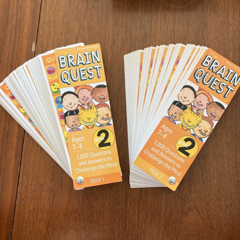 Brain Quest 2nd Grade Q&a Cards by Chris Welles Feder, Paperback ...