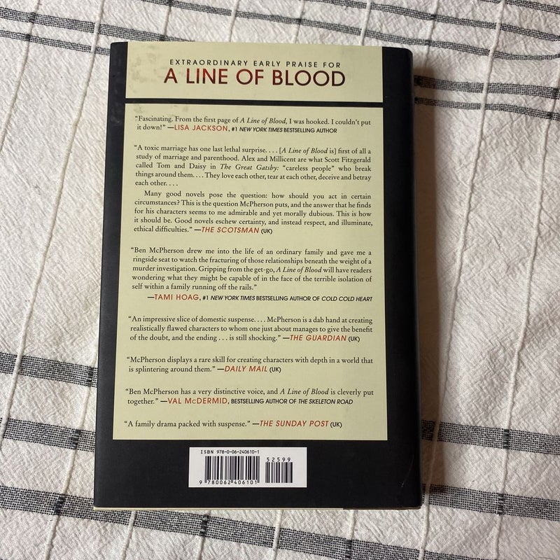 A Line of Blood by Ben McPherson, Hardcover | Pangobooks