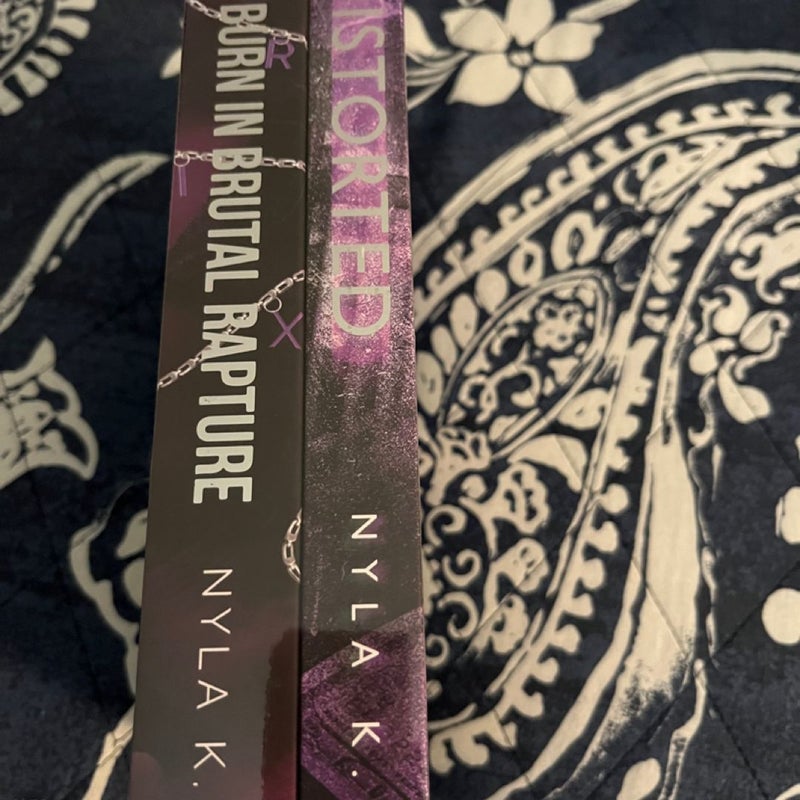 Distorted and To Burn in Brutal Rapture by Nyla K, Paperback | Pangobooks