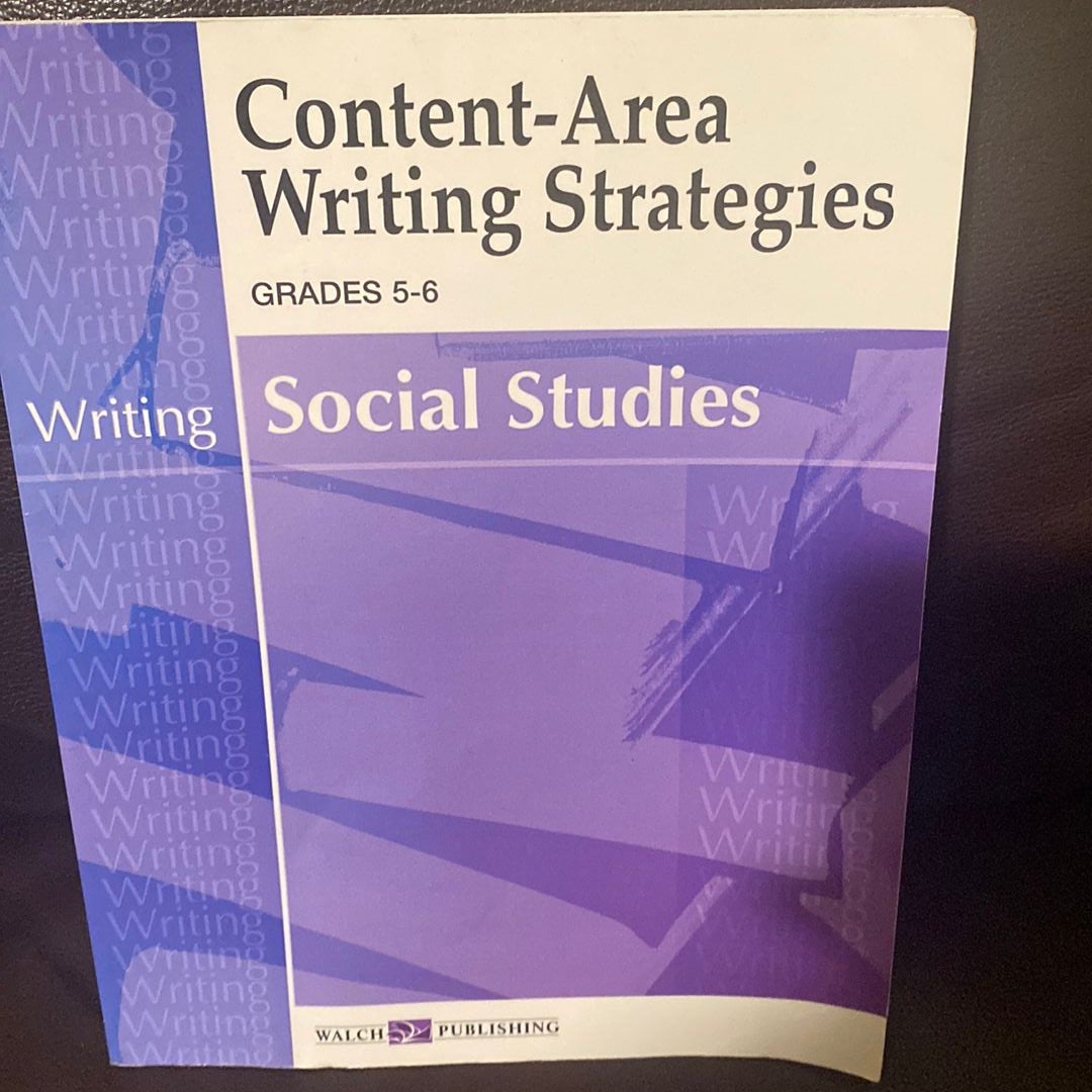 Content-Area Writing Strategies for Social Studies by Walch Publishing ...