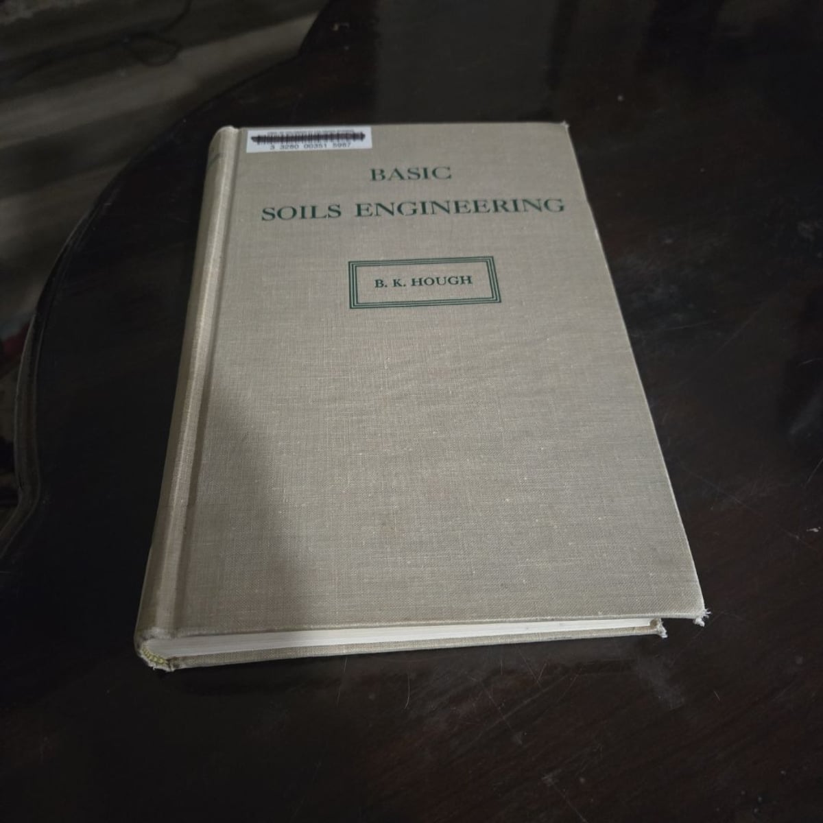 Basic Soils Engineering by B. K. Hough