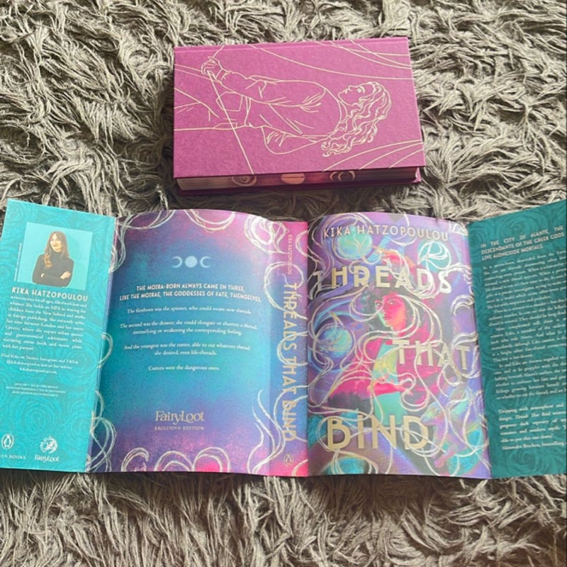Threads That Bind *Fairyloot Edition* by Kika Hatzopoulou, Hardcover ...