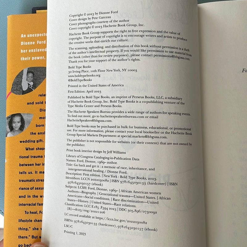 Go Back and Get It by Dionne Ford