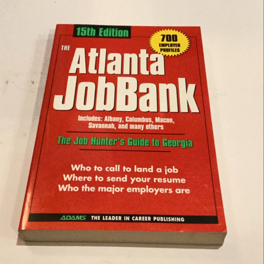 Atlanta Job Bank by Adams Media, Paperback | Pangobooks