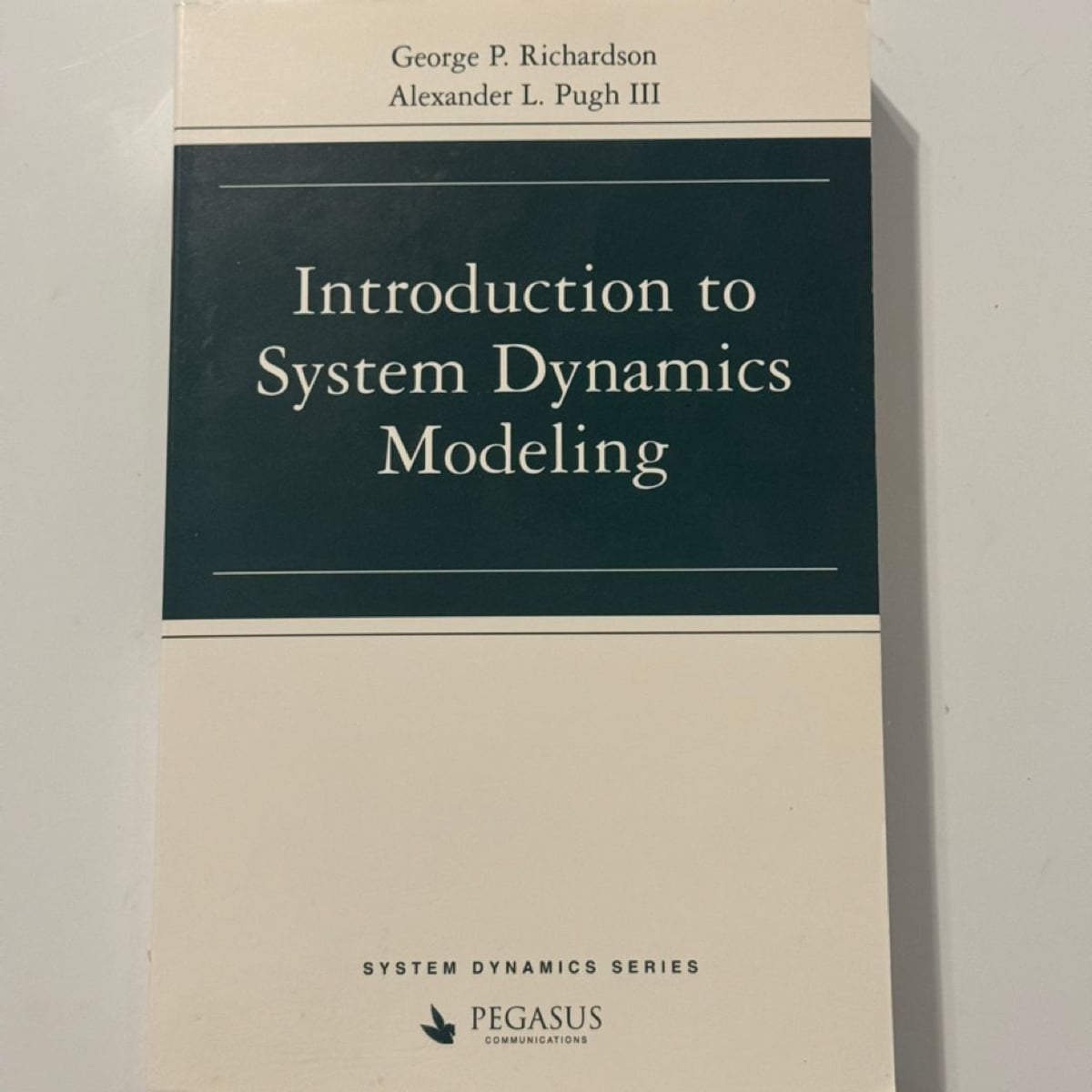 Introduction to System Dynamics Modeling by George P. Richardson ...