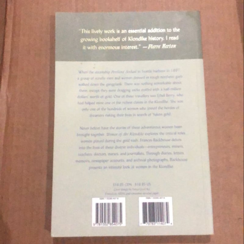 Women of the Klondike by Frances Backhouse, Pierre Berton