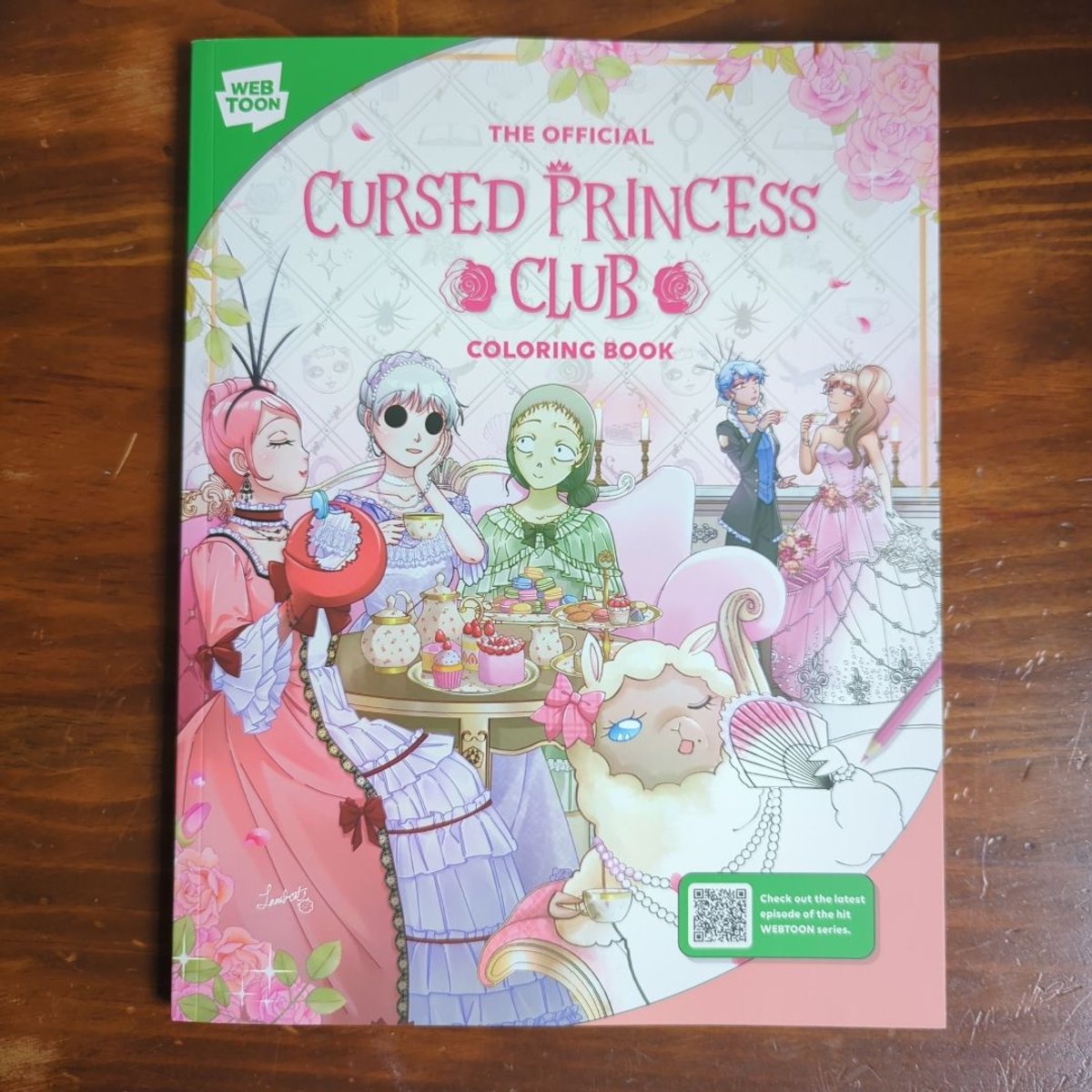 The Official Cursed Princess Club Coloring Book by LambCat, WEBTOON ...