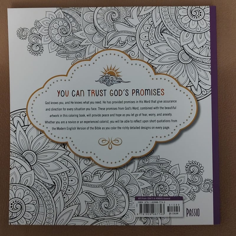The Promises of God - Adult Coloring Book by Charisma House, Paperback ...